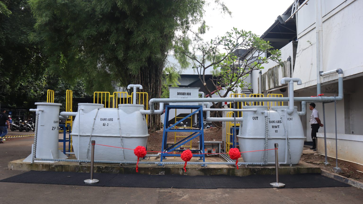 Seremoni Pemasangan IPAL di Universitas Pertamina